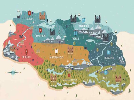 How Big Is Skyrim Map & How Does It Compare To The Real World