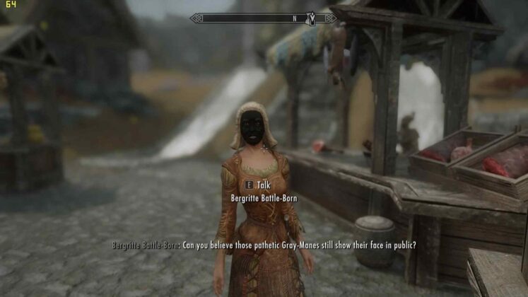 The Skyrim NPC Black Face Bug Explained: How To Find & Fix It