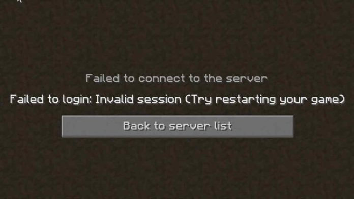 Minecraft Invalid Session Fix: How to Solve This Error