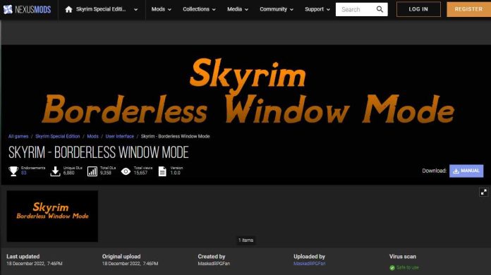 How To Make Skyrim Borderless Window Step By Step Guide