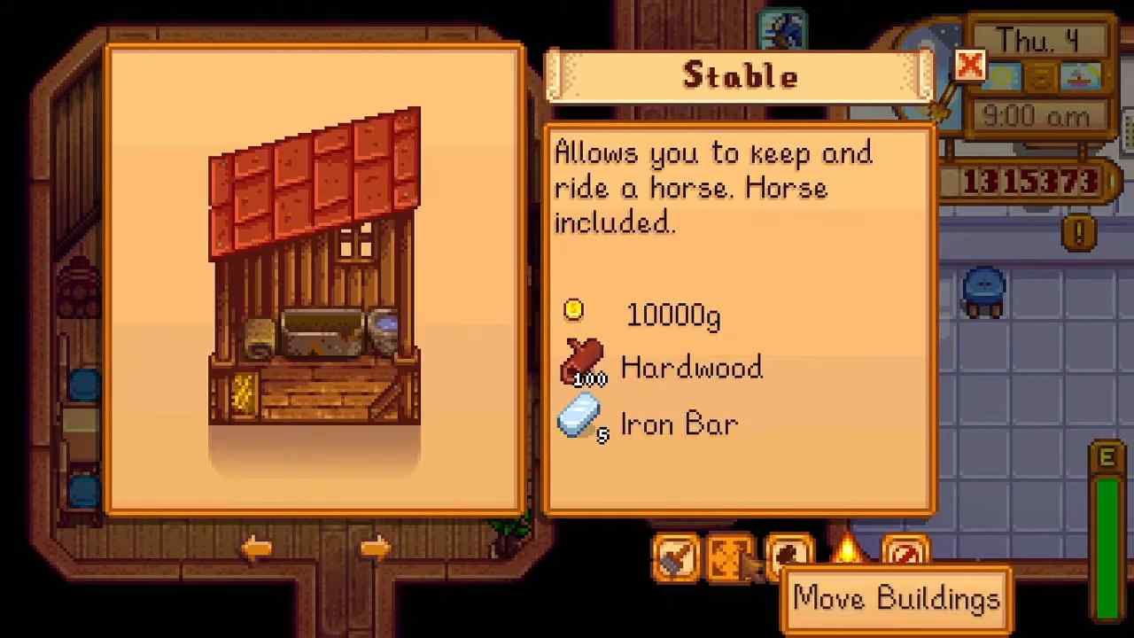 How To Move Stable In Stardew Valley - Game Boy World